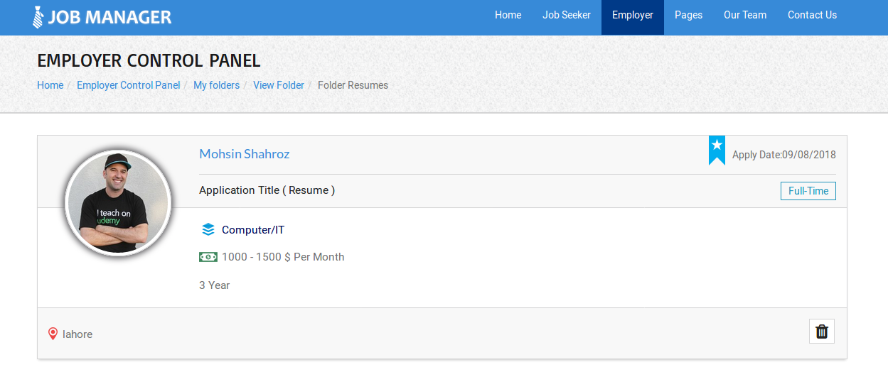 Folder Resume Grav Folder Resume Grav
